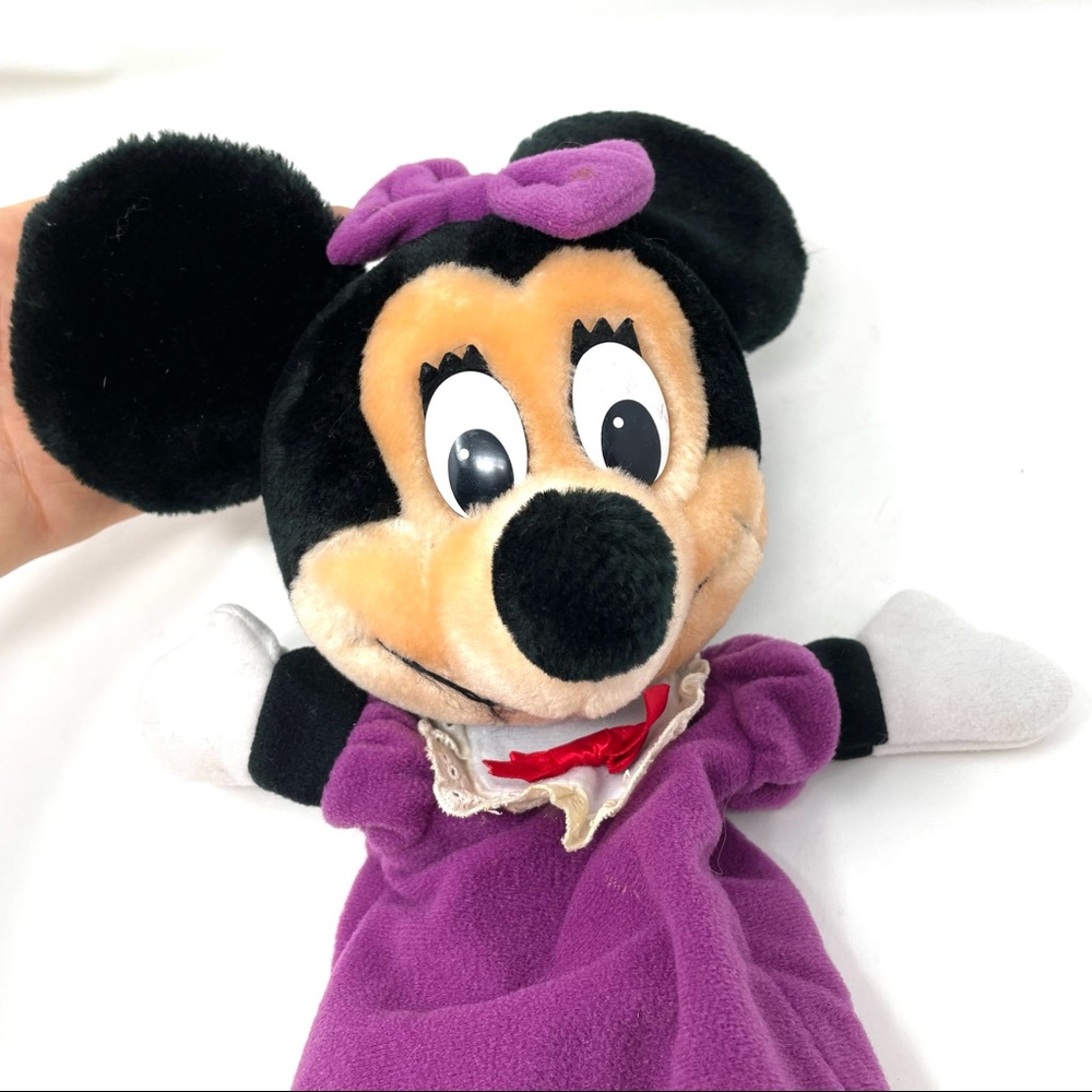 Disney C80s/90s Minnie Mouse Hand Puppet Plush - Gem